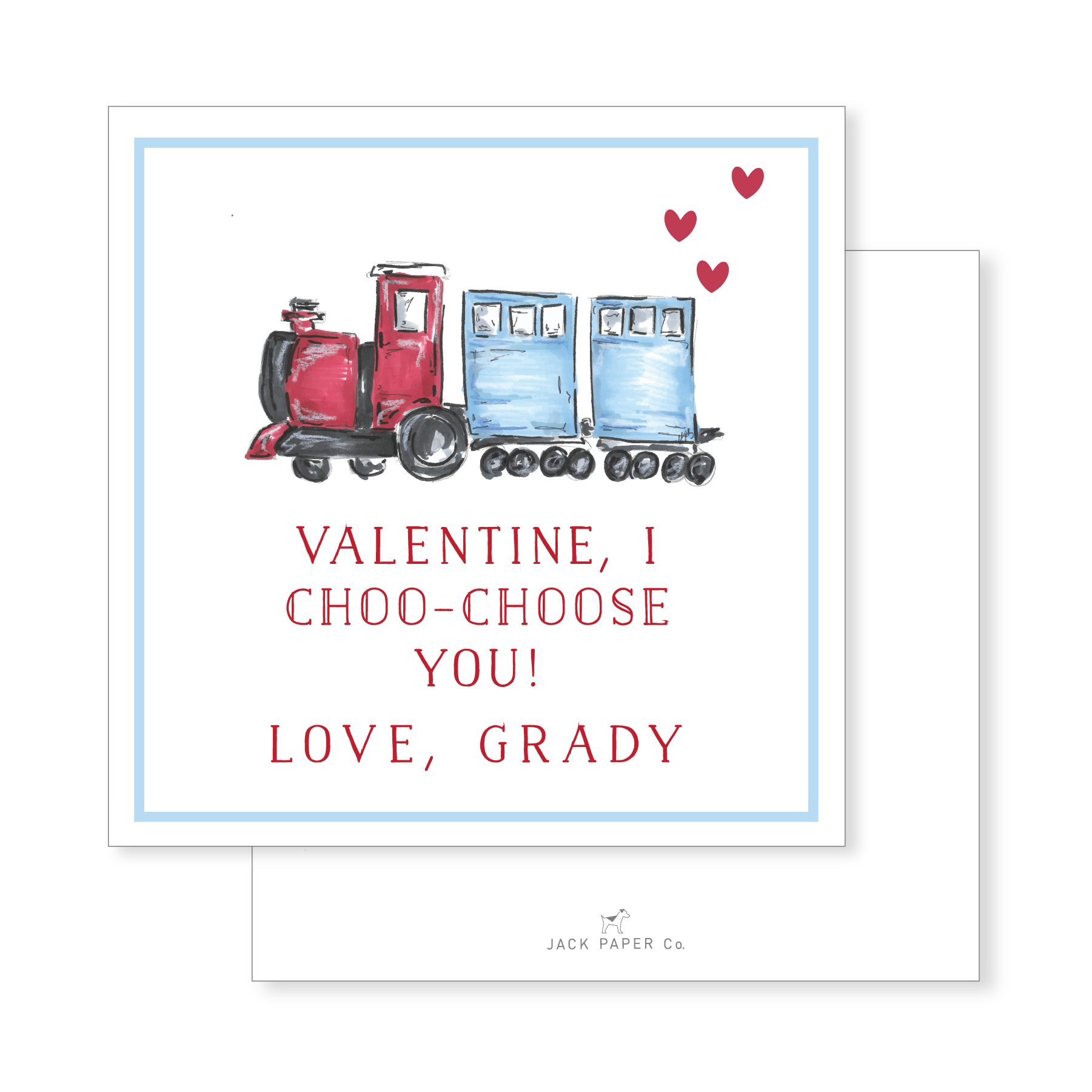 Choo Choo Train Valentine – Jack Paper Company
