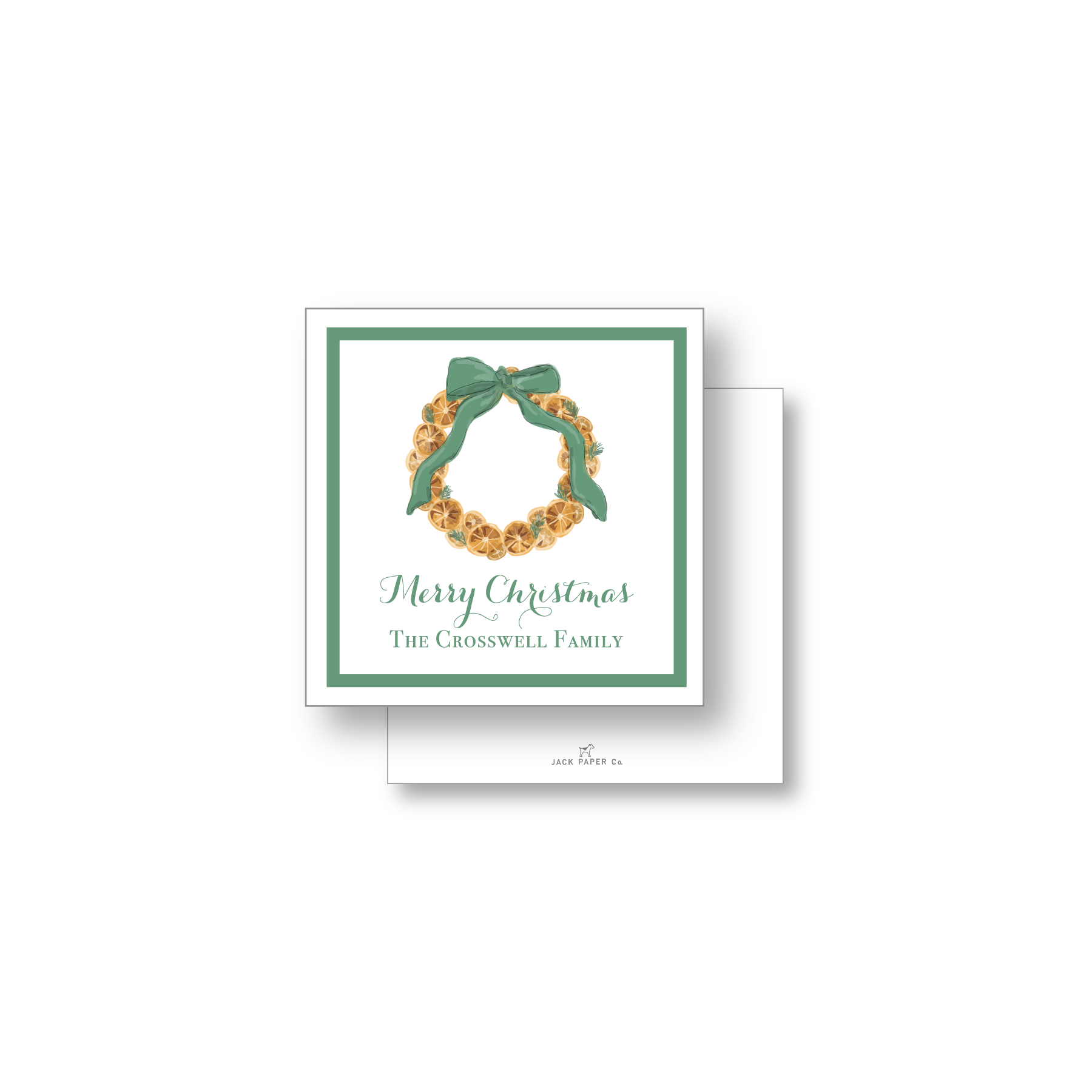 Christmas Citrus Gift Tag – Jack Paper Company