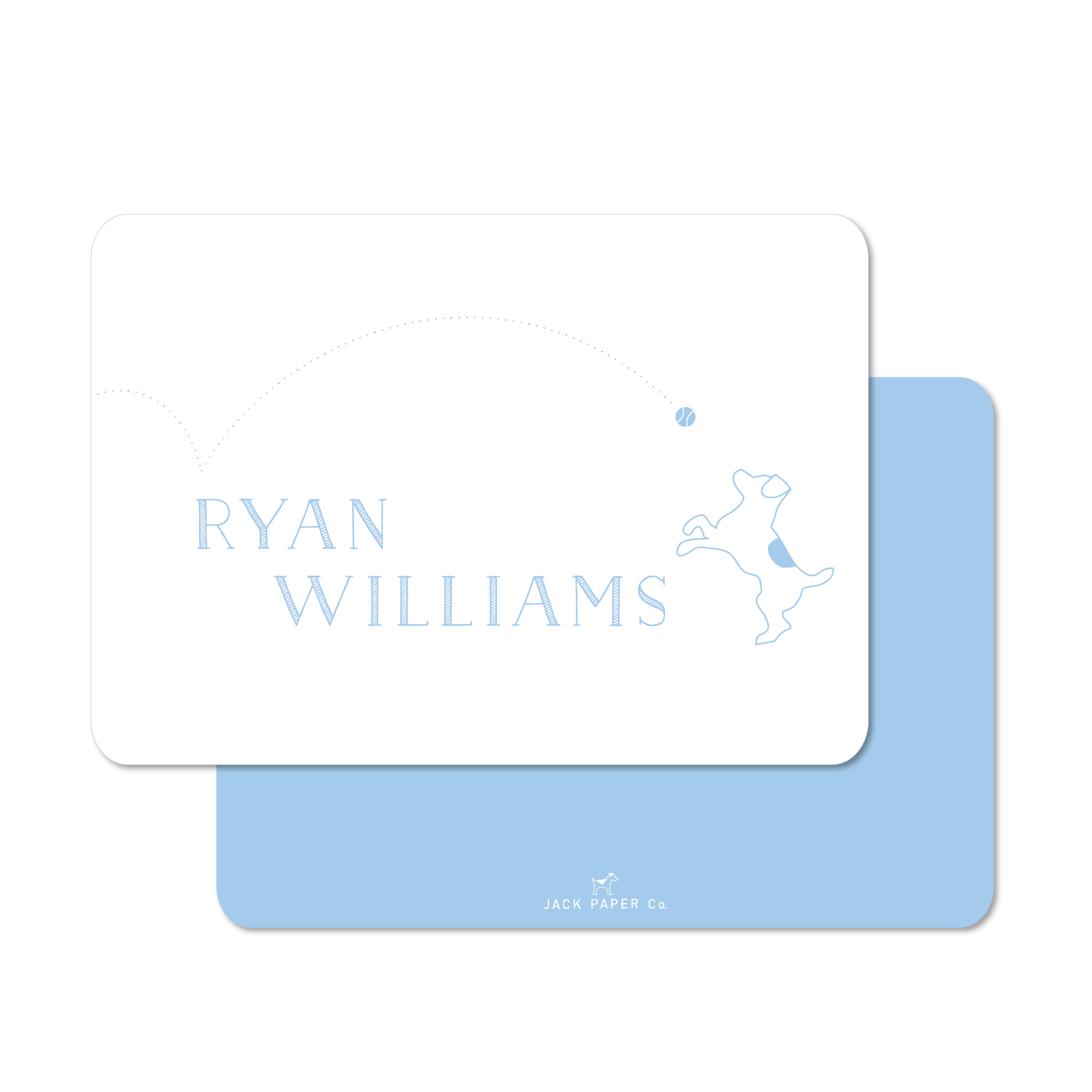 Playful Pup Enclosure Card – Jack Paper Company