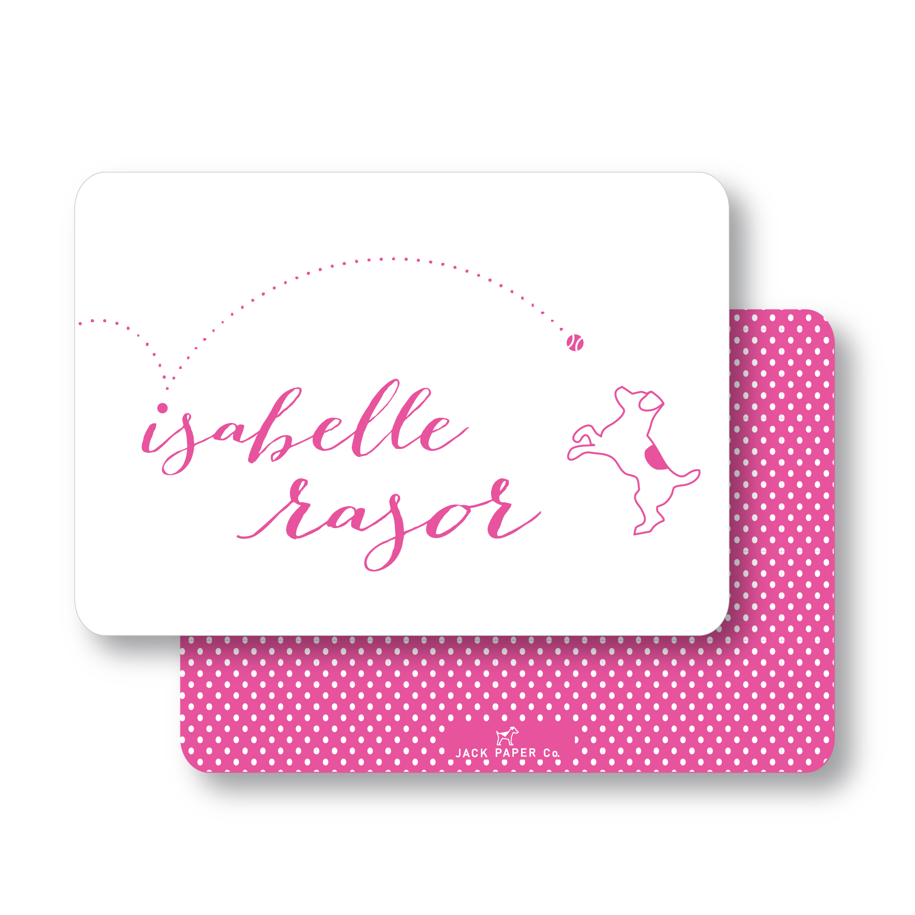 Playful Pup Enclosure Card – Jack Paper Company