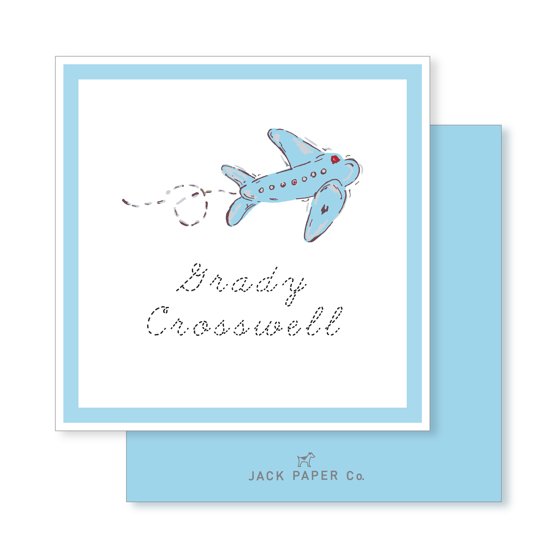 Airplane Enclosure Card – Jack Paper Company