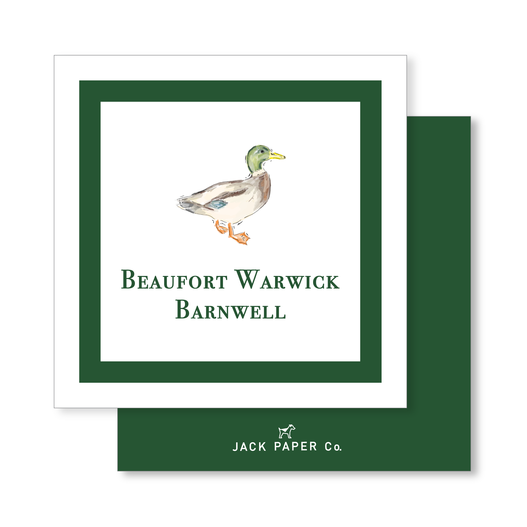 Duck Enclosure Card – Jack Paper Company