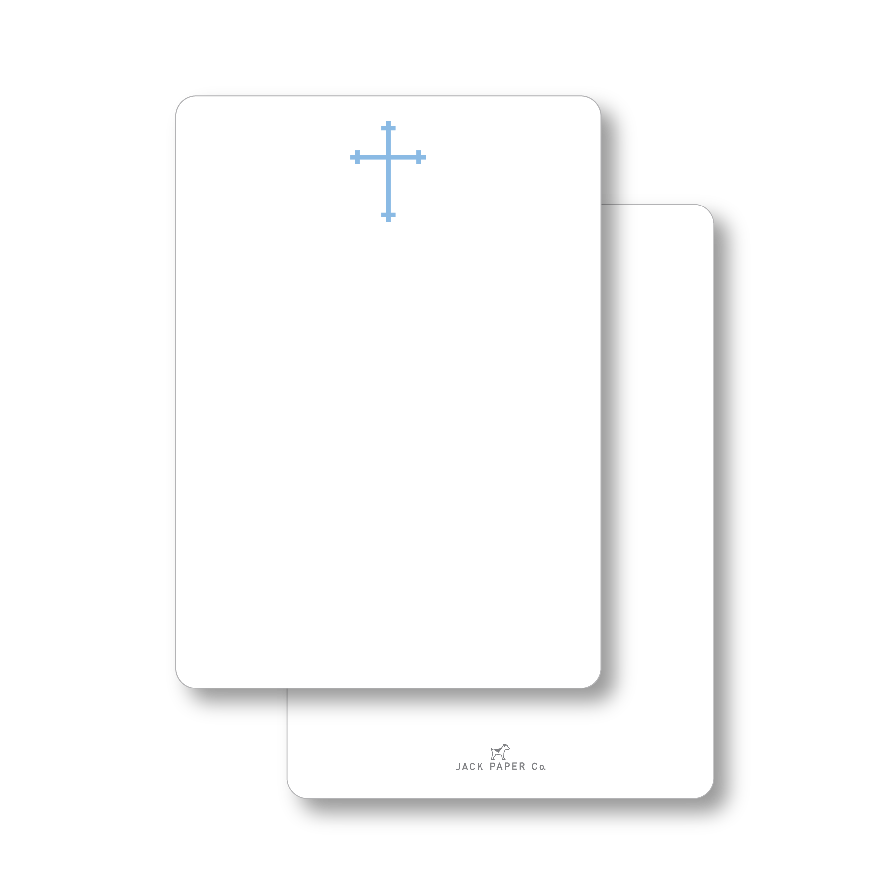 Blue Cross Skinny Note – Jack Paper Company