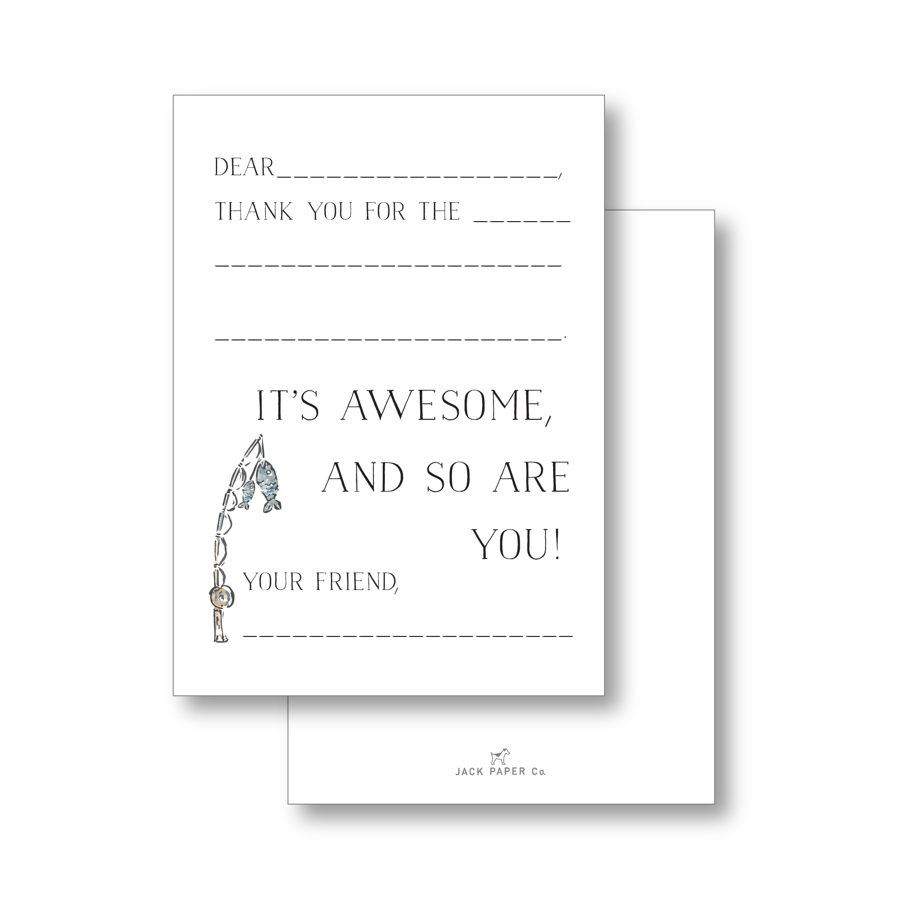 Fish Easy Note – Jack Paper Company